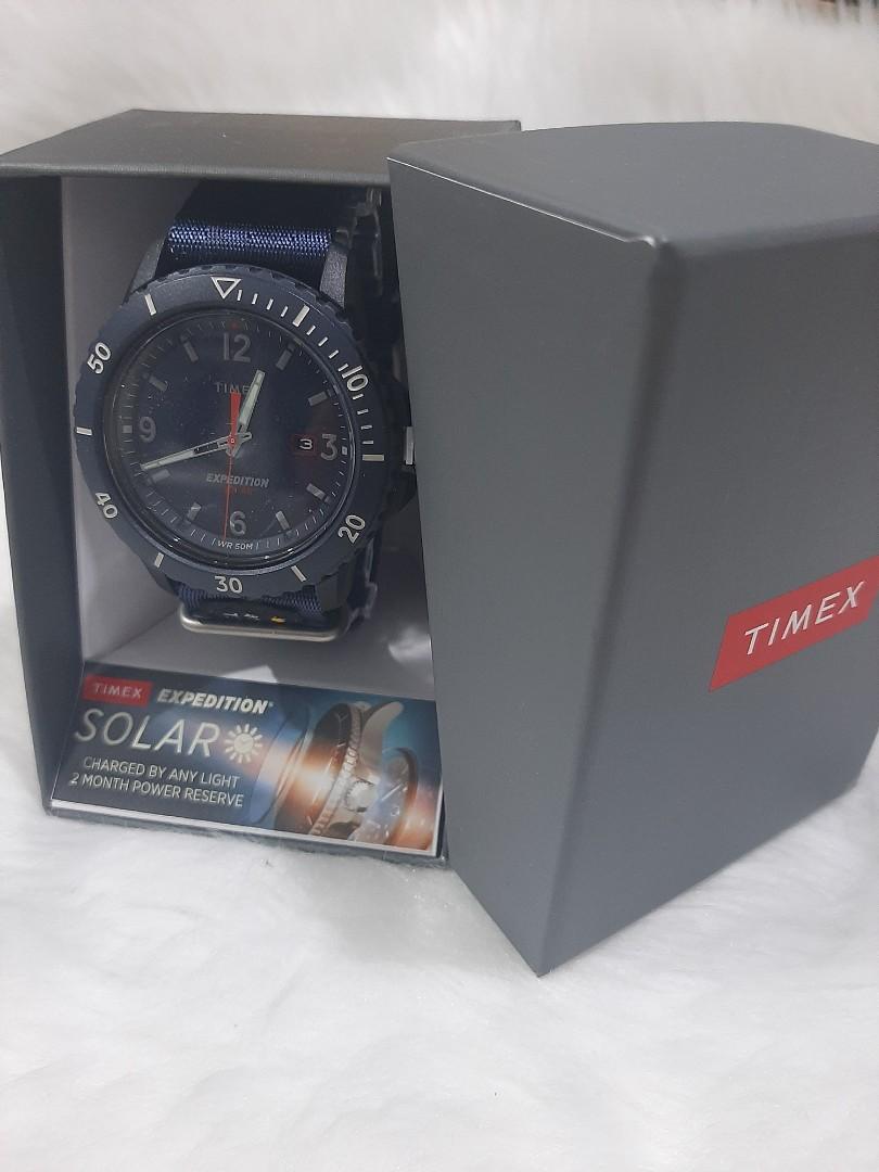 TIMEX SOLAR POWERED WATCH FOR MEN, Men's Fashion, Watches & Accessories ...