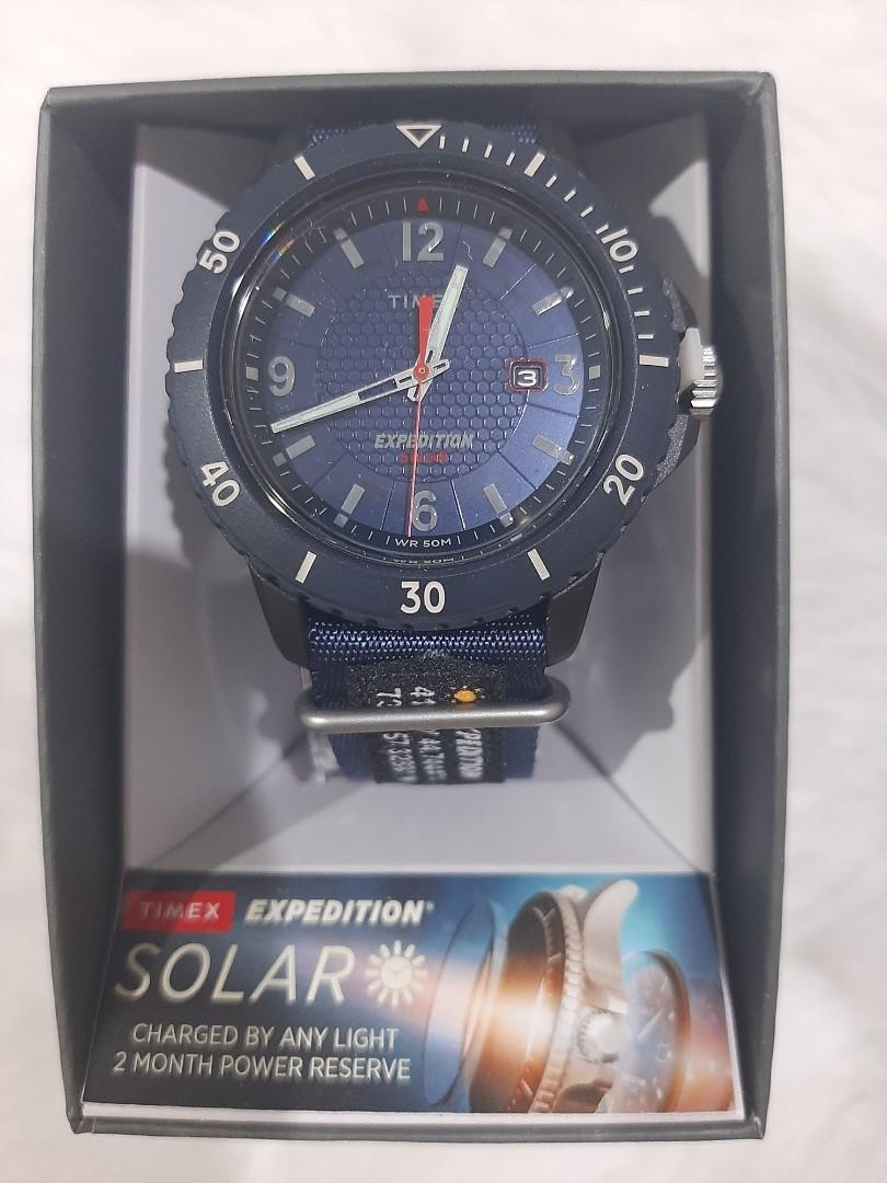 TIMEX SOLAR POWERED WATCH FOR MEN, Men's Fashion, Watches & Accessories ...