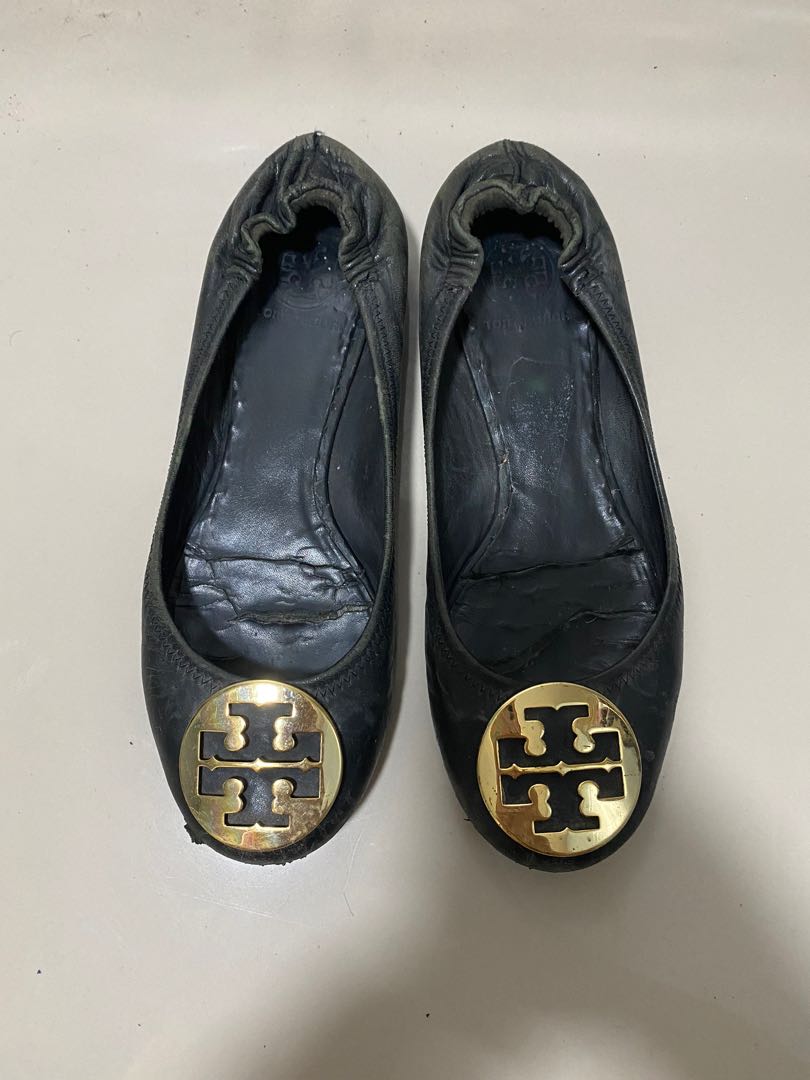 Tory Burch Reva, Women's Fashion, Footwear, Flats & Sandals on Carousell
