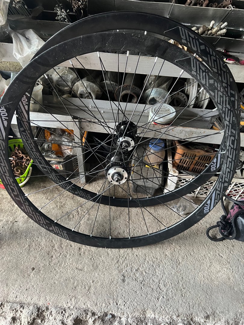 Toseek Stock rim set 700c, Sports Equipment, Bicycles & Parts, Bicycles ...