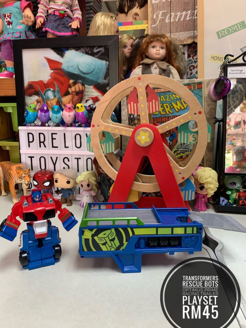 TRANSFORMERS RESCUE BOAT OPTIMUS PRIME RACING PLAYSET, Hobbies & Toys ...