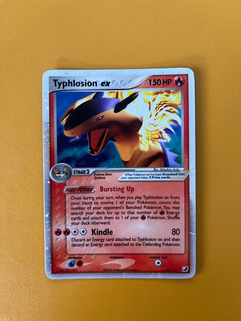 Typhlosion ex - 110/115 - Ultra-Rare Ex Unseen Forces - Pokemon TCG ...