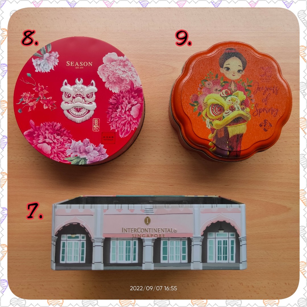 Metal Tin Storage Boxes, 3 Designs (Intercontinental Singapore ...
