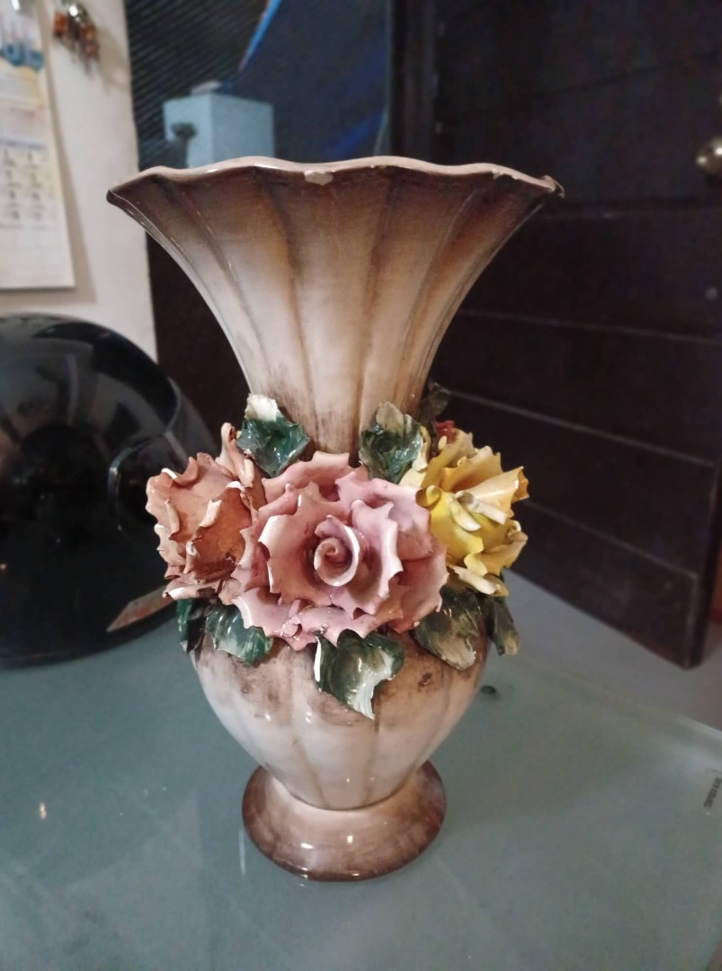 Vintage Italian Vase, Capodimonte Made in Italy, Furniture & Home Living, Home Decor, Vases ...