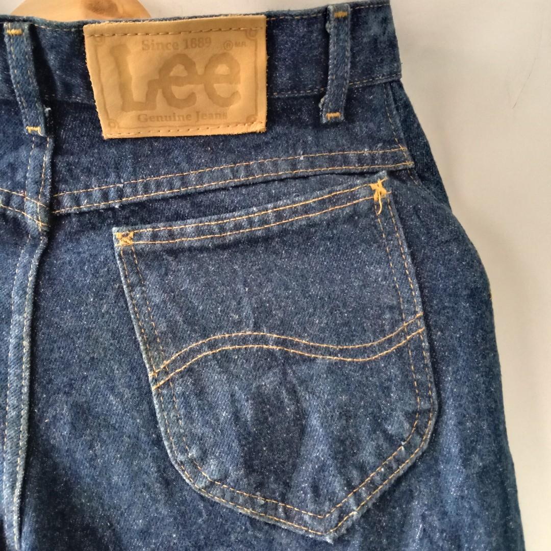 Vintage Lee Dark Blue Jeans, Men's Fashion, Bottoms, Jeans on Carousell