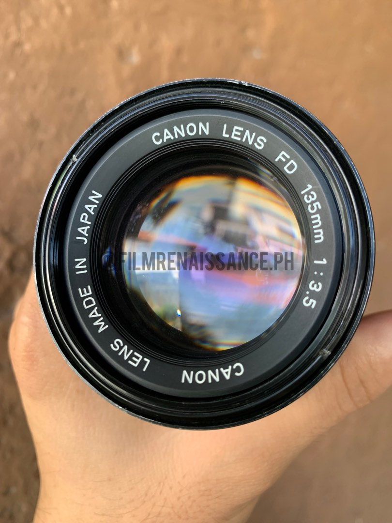 VINTAGE LENS: CANON nFD 135mm f3.5, Photography, Lens & Kits on Carousell