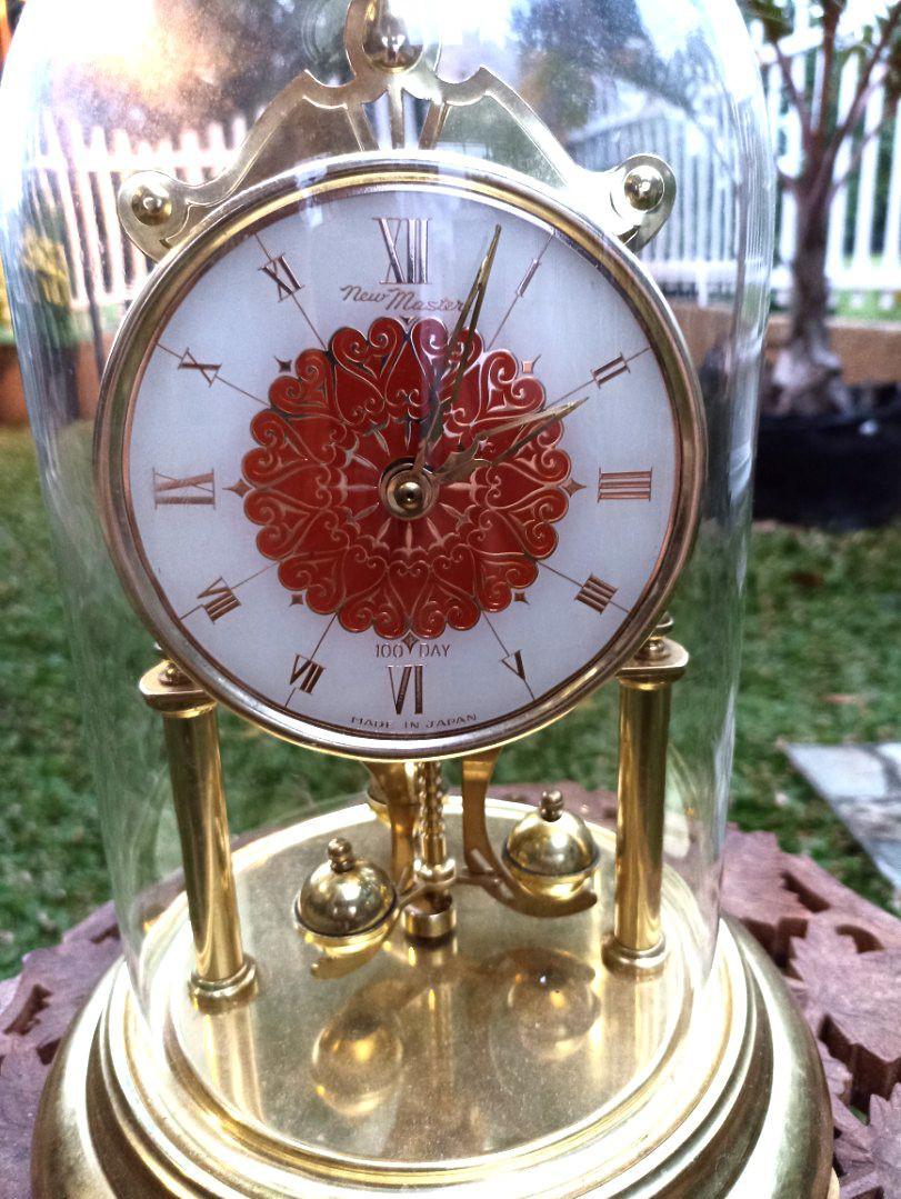 Vintage New Master 100 Days Mechanical Torsion Clock 1, Hobbies & Toys ...