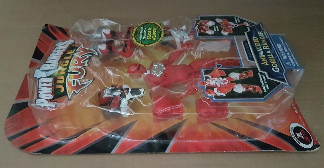 Vintage Power Rangers Toy, Jungle Fury, Animalized Gorilla Ranger ...