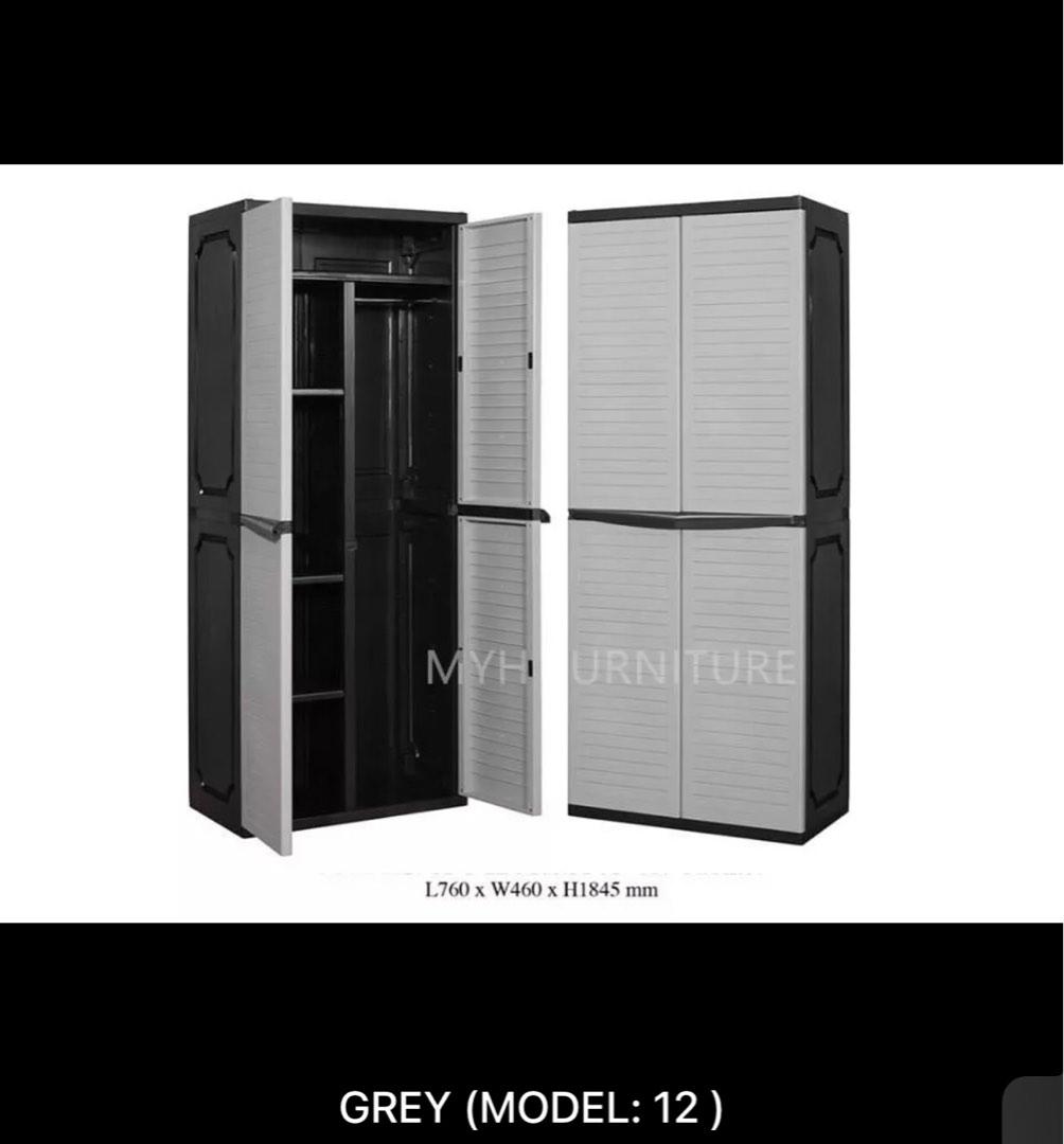 Plastic Material Utility Multipurpose Cabinet / Wardrobe / Storage ...