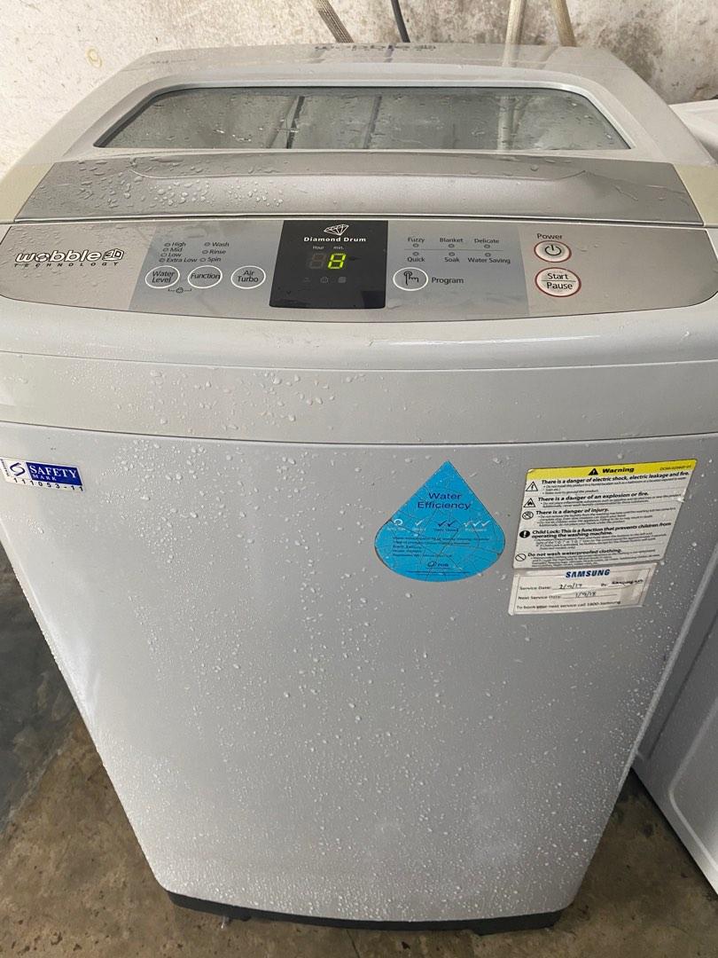 White Samsung 7.5KG Top Loading Washing Machine, TV & Home Appliances ...