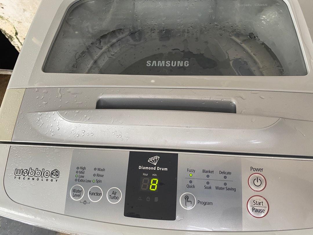 White Samsung 7.5KG Top Loading Washing Machine, TV & Home Appliances ...