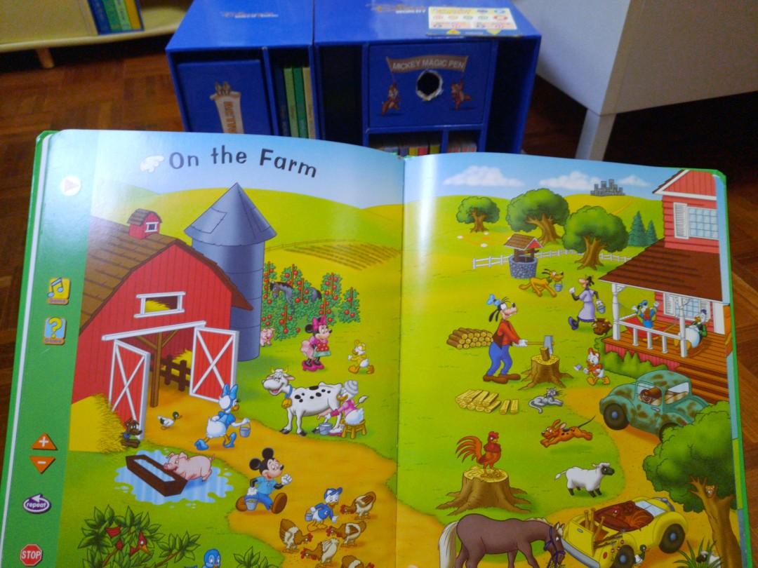 Disney's World of English program Magic Pen set and "My Big Book of ...