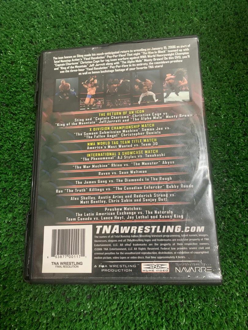 Wwe wrestling wwf tna aew vcd Dvd, Hobbies & Toys, Music & Media, CDs ...