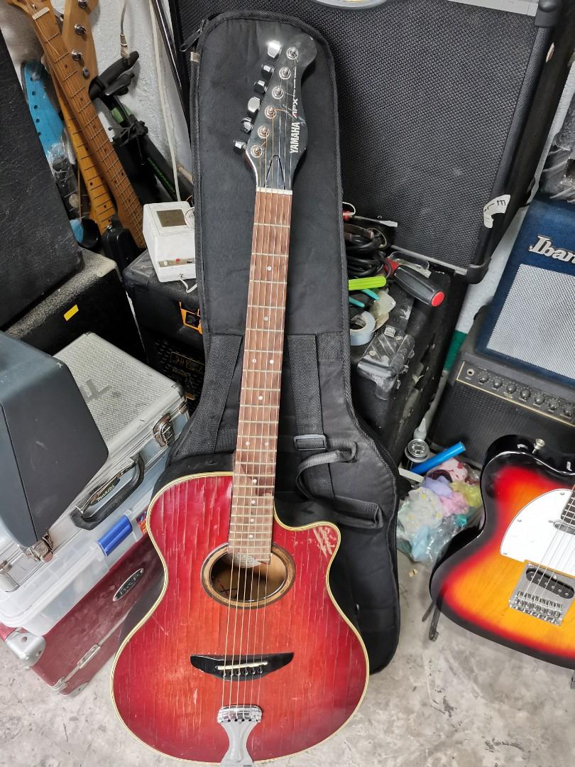 yamaha apx electric acoustic guitar, Hobbies & Toys, Music & Media ...