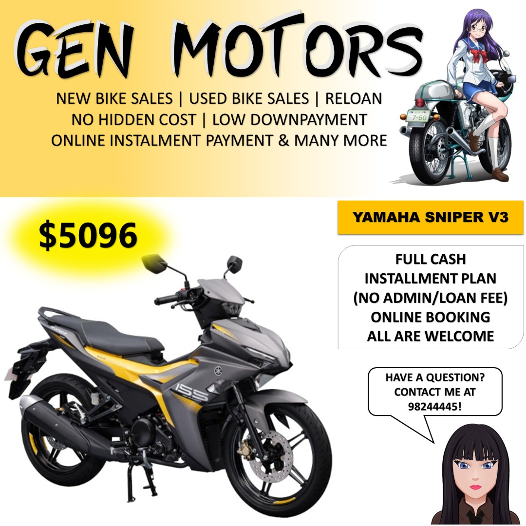Yamaha Sniper V3 | Yamaha Sniper T155, Motorcycles, Motorcycles for ...