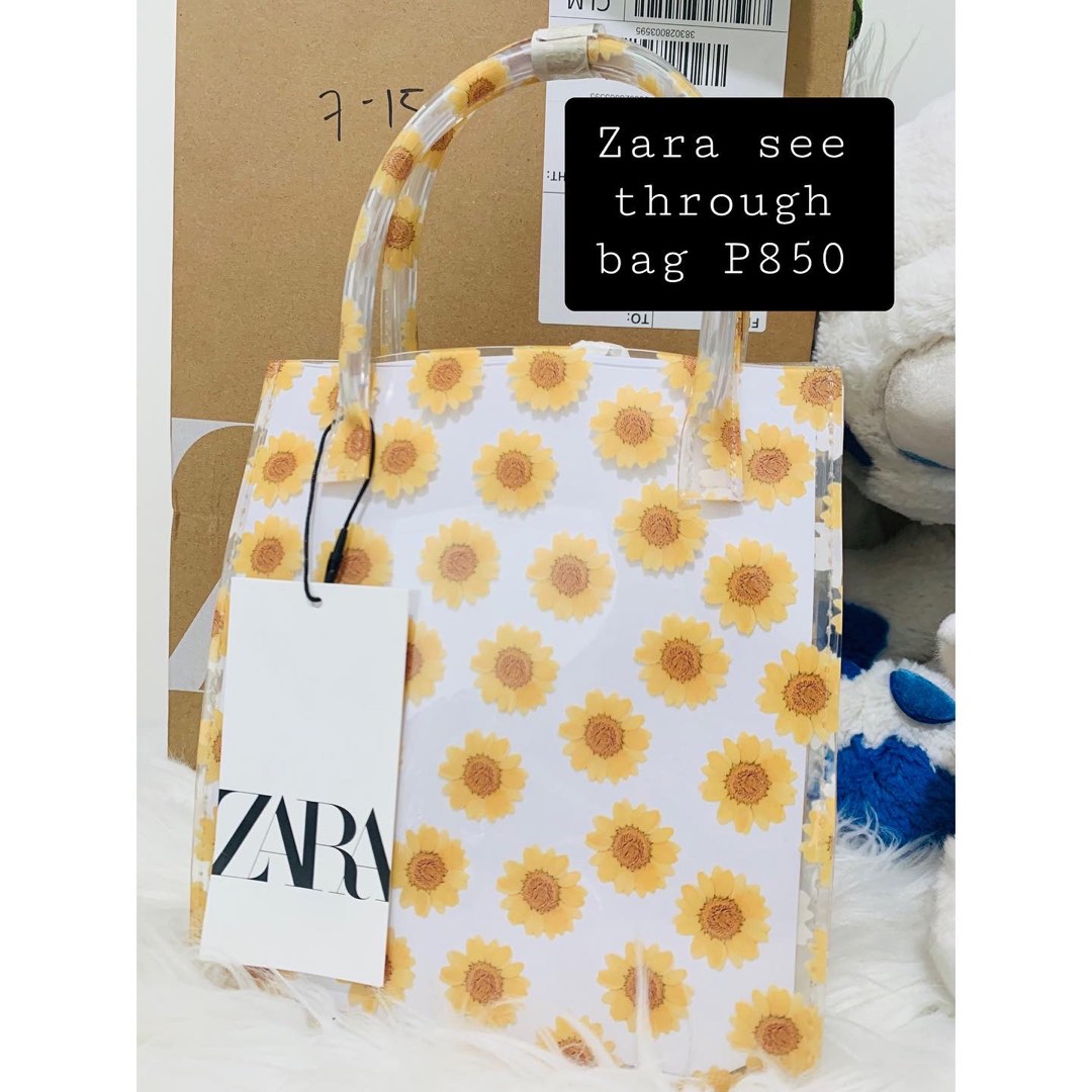 Zara see through bag, Women's Fashion, Bags & Wallets, Beach Bags on ...