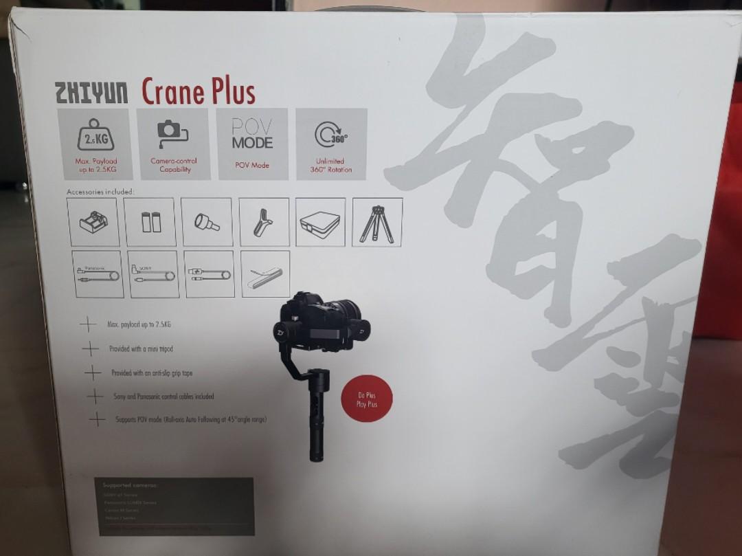 ZHIYUN Crane plus stabaliser + Follow mechanism, Photography ...