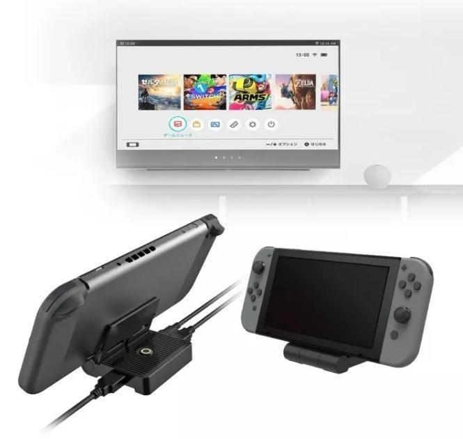 1054) INNOAURA Portable TV Docking Station for NS Switch NS HDMI compatible USB 3.0 Port ...