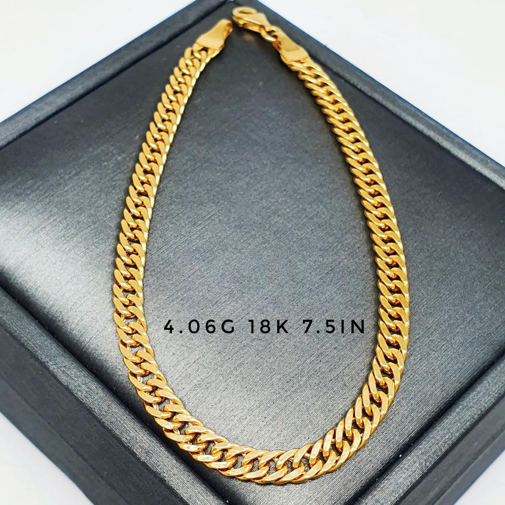 18k SAUDI GOLD BRACELET, Women's Fashion, Jewelry & Organizers ...