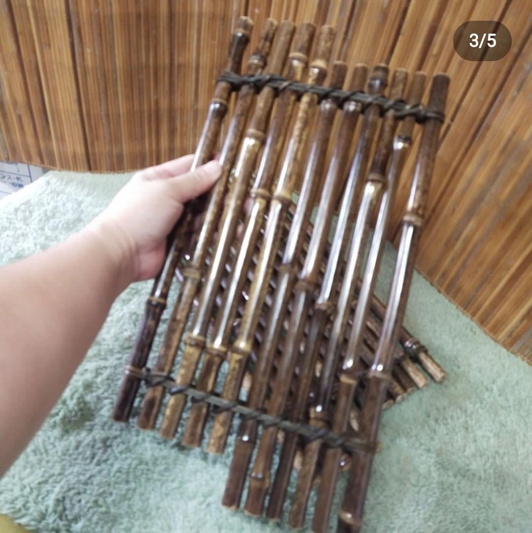 2 Bamboo Stick Display/Pot Rack, Furniture & Home Living, Kitchenware ...