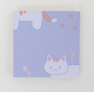 80 Sheets Cartoon Pet Sticky Notes Post Notepad Memo Pad Kawaii ...