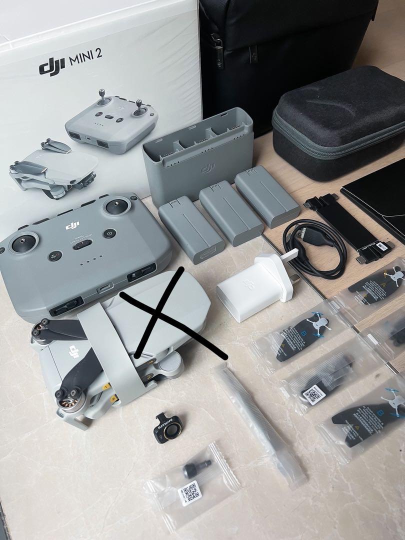 原廠新機 全新未用 DJI mini2 combo 航拍機 64Gb卡 連包裝 送配件 drone accessory filter, 攝影器材, 航拍 - Carousell