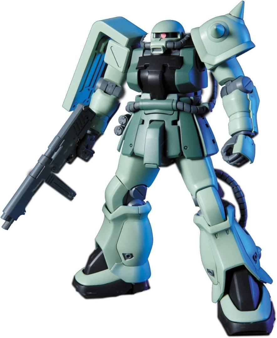 全新 Bandai 高達 1/144 HG HGUC Zaku II F2 渣古 F2, 興趣及遊戲, 玩具 & 遊戲類 - Carousell