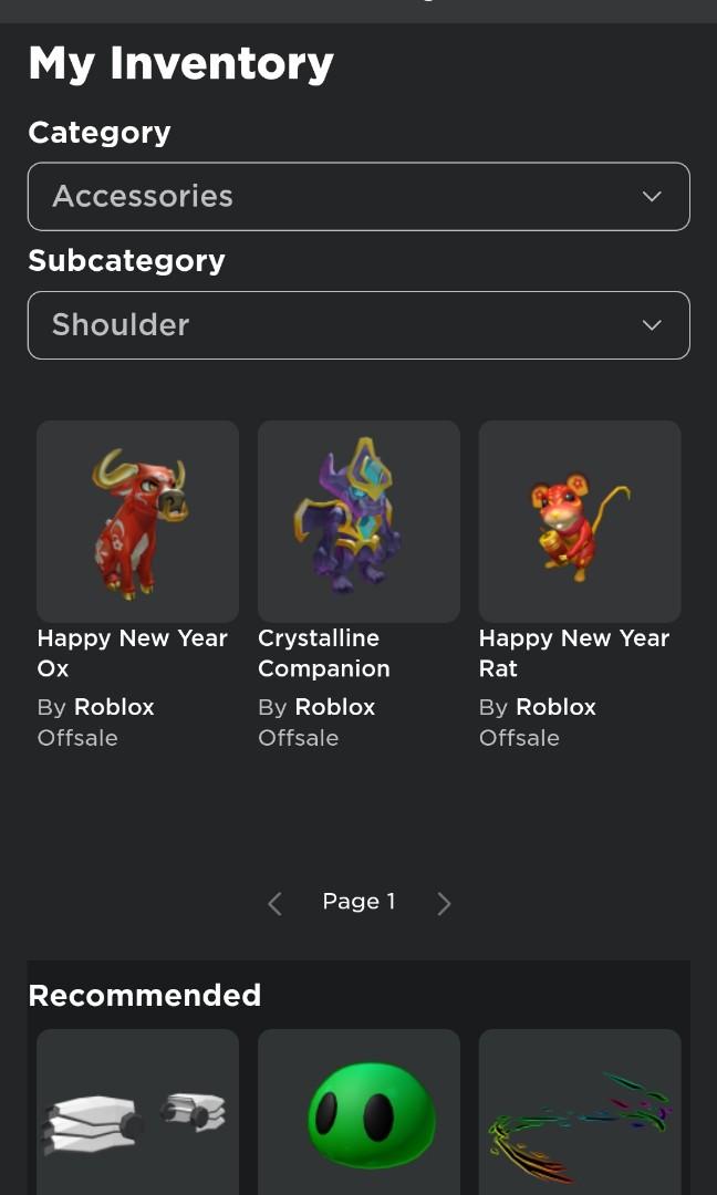 [ CHEAPEST ] ROBLOX ACCOUNT #7, Video Gaming, Gaming Accessories, Game ...