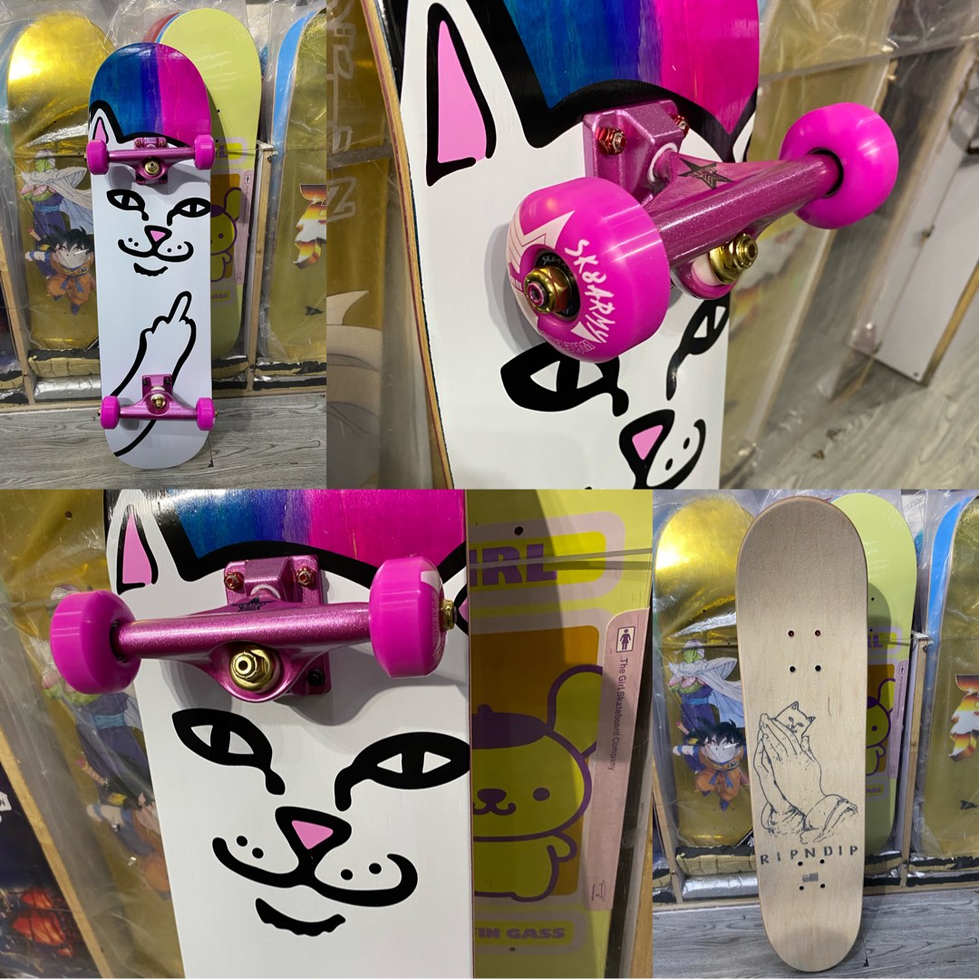 花式滑板 Rip n dip ripndip Lord Nermal /Childs Play Board Skateboard deck ...