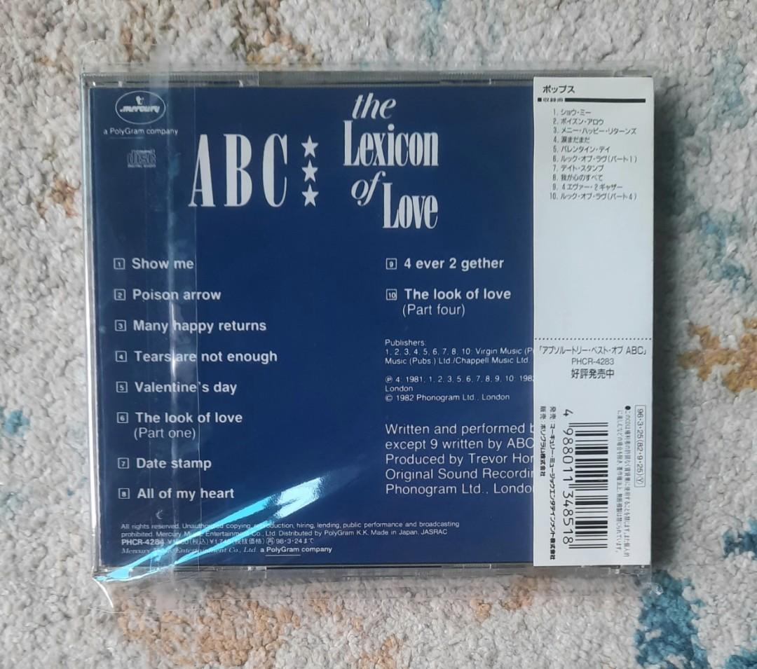 ABC - The Lexicon Of Love CD, Hobbies & Toys, Music & Media, CDs & DVDs on Carousell