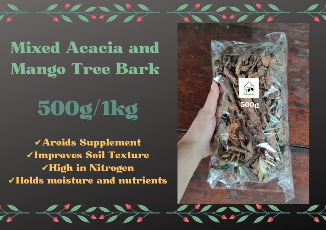 Acacia Bark and Mango Bark for Improved Soil Texture and Aroid ...