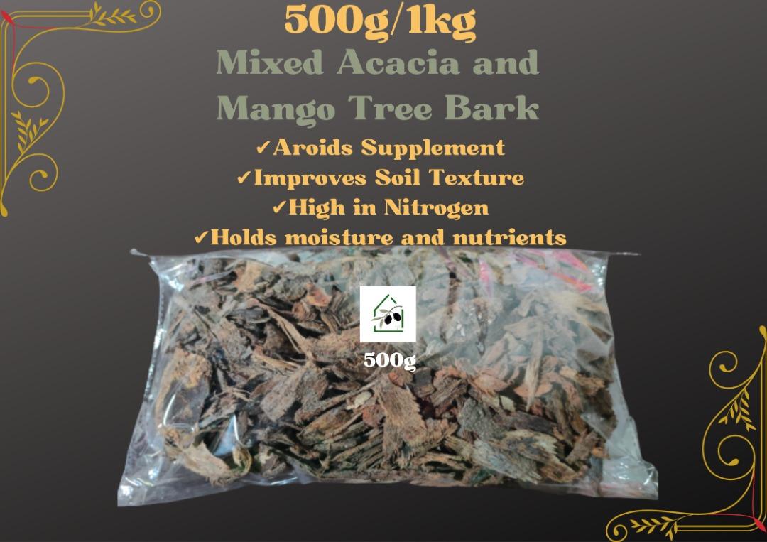 Acacia Bark and Mango Bark for Improved Soil Texture and Aroid ...