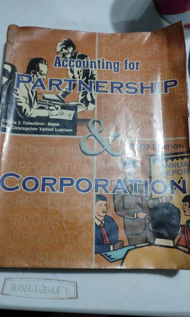 Accounting For Partnership and Corporation by Baysa and Lupisan (2007 ...