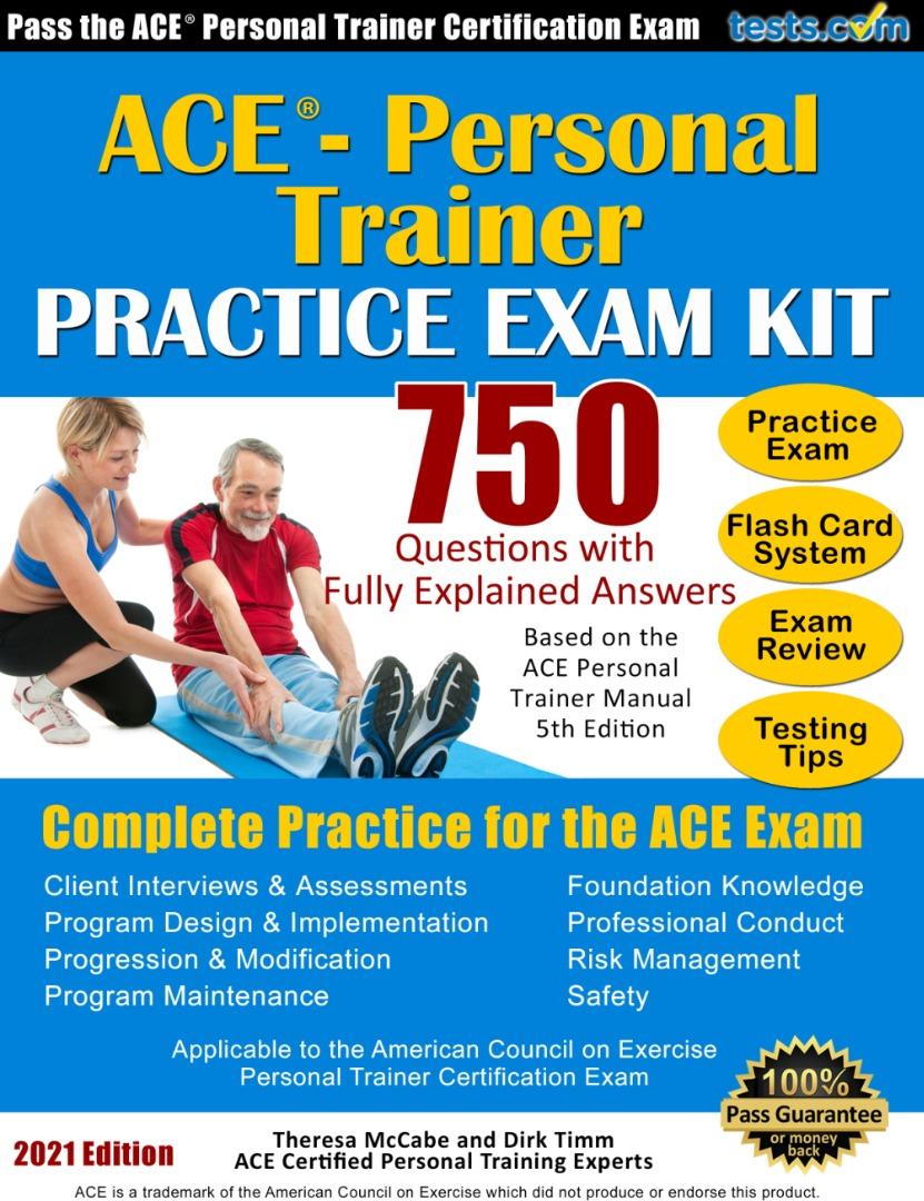 ACE - Personal Trainer Practice Exam Kit (750 Questions with Fully ...