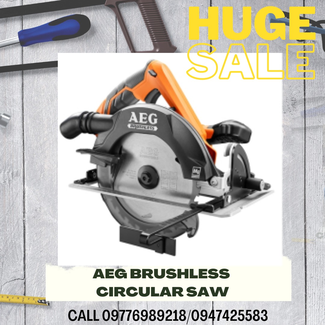 AEG BRUSHLESS CIRCULAR SAW, Commercial & Industrial, Construction Tools ...