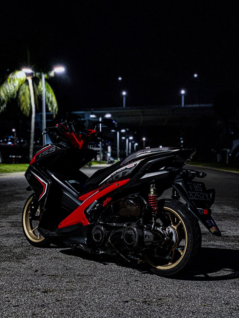 Aerox std rims, Motorcycles, Motorcycle Accessories on Carousell