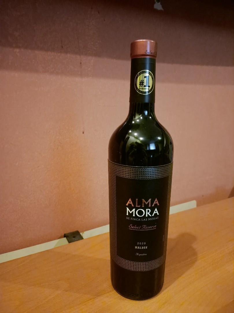 Alma Mora Red wine 750ML, Food & Drinks, Alcoholic Beverages on Carousell