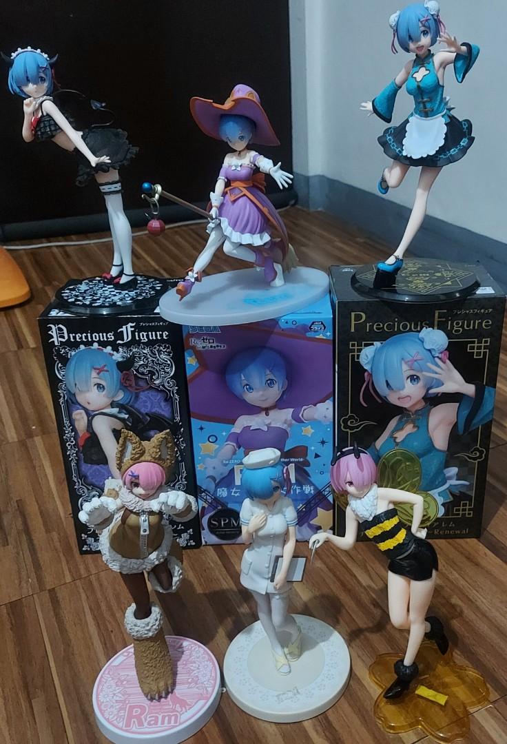 Anime Re zero Rem/Ram figure, Hobbies & Toys, Toys & Games on Carousell