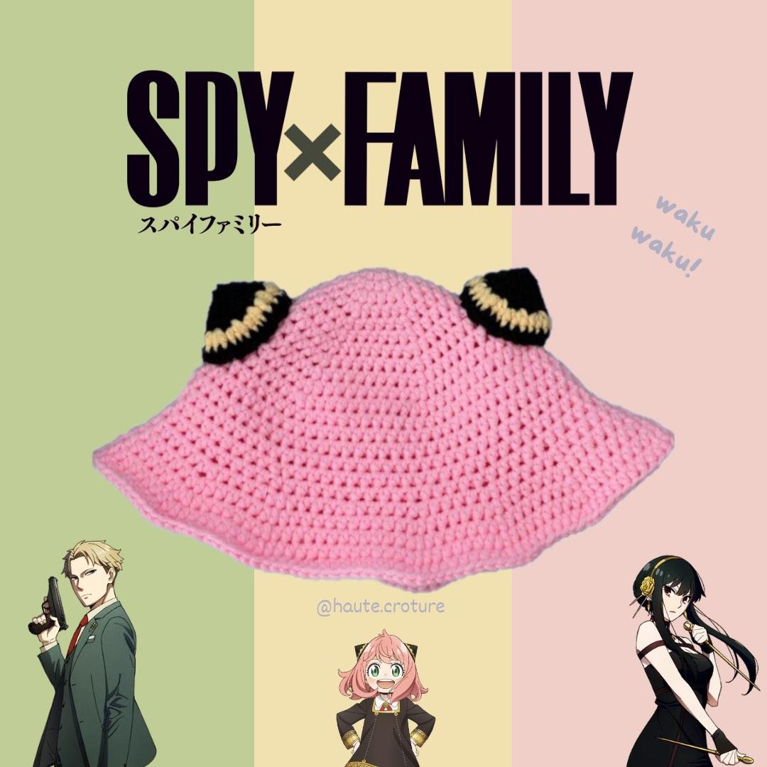 anya forger crochet bucket hat (handmade), Hobbies & Toys, Memorabilia ...