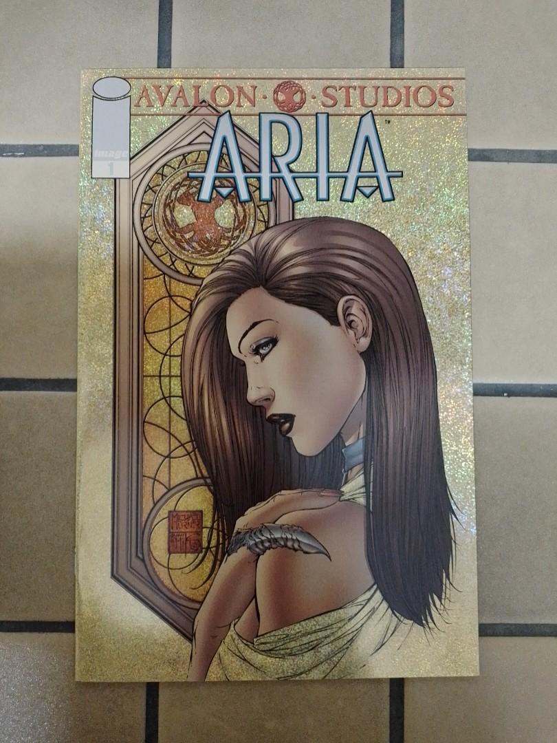 Rare Gold Prism VARIANT ! Aria #1 ( Michael Turner - Cover Art ) Image Comics, Hobbies & Toys ...