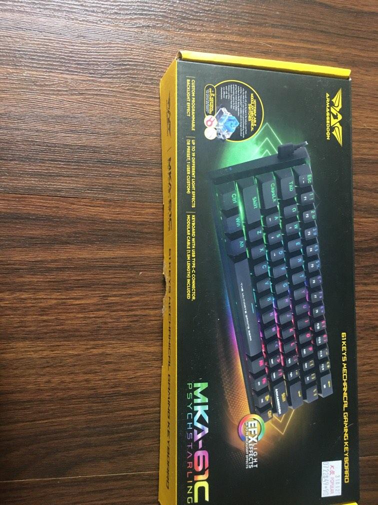 Armaggeddon Mka-61C gaming keyboard, Computers & Tech, Parts ...