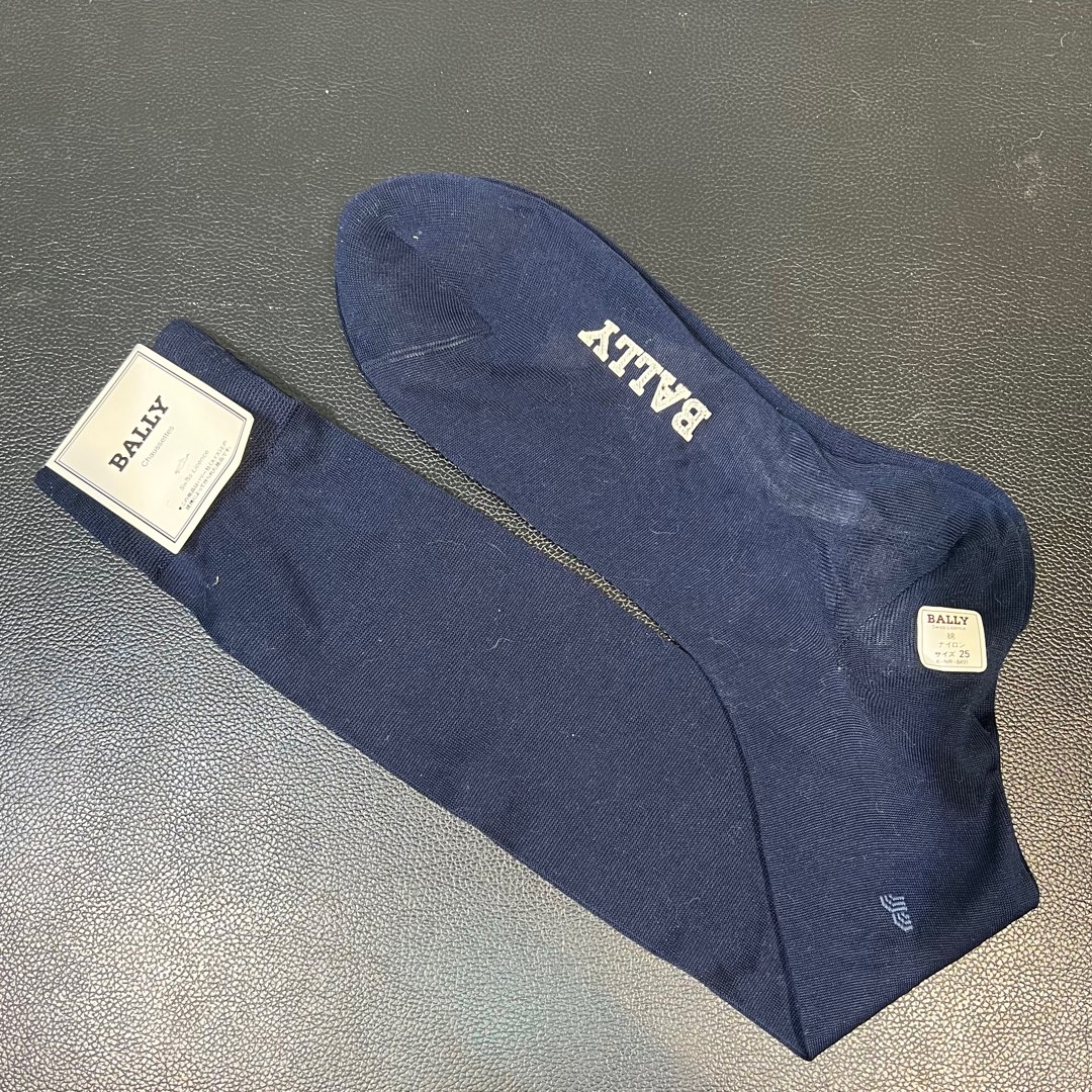 AUTH BALLY OVER-THE-KNEE SOCKS, Women's Fashion, Watches & Accessories ...