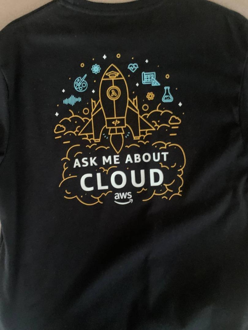 AWS Merch Black T-Shirt, Men's Fashion, Tops & Sets, Tshirts & Polo ...