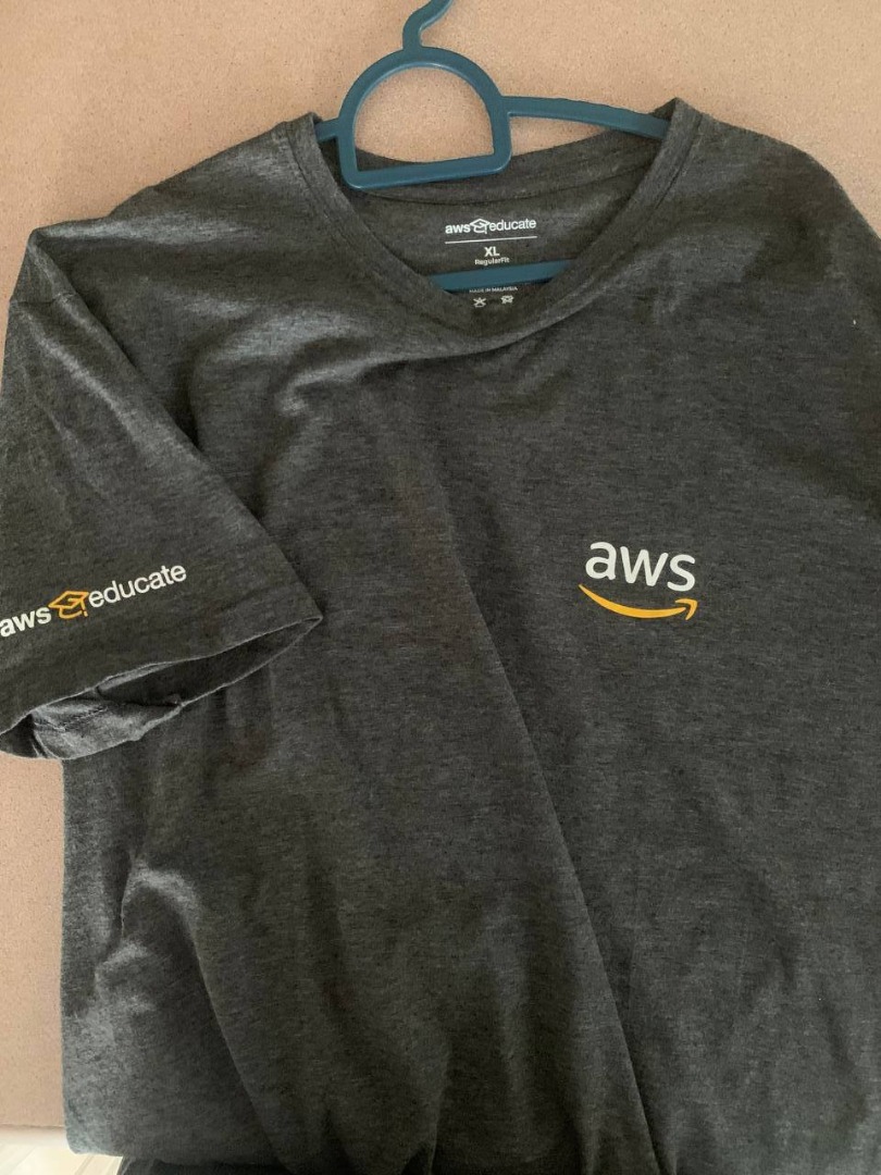 AWS Merch T-Shirt, Men's Fashion, Tops & Sets, Tshirts & Polo Shirts on ...