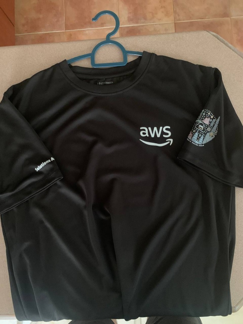 AWS Merch T-Shirt, Men's Fashion, Tops & Sets, Tshirts & Polo Shirts on ...