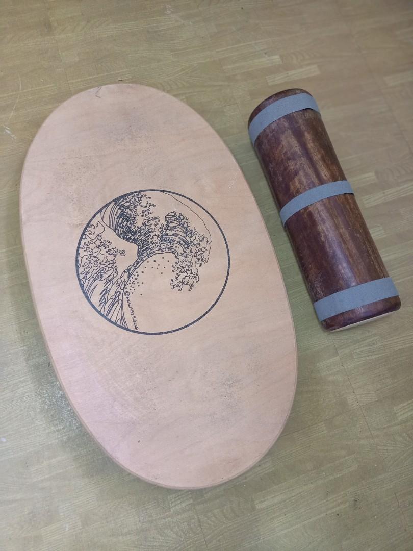 [BALBO] Great Wave Balance Board in Natural Wood, Sports Equipment ...