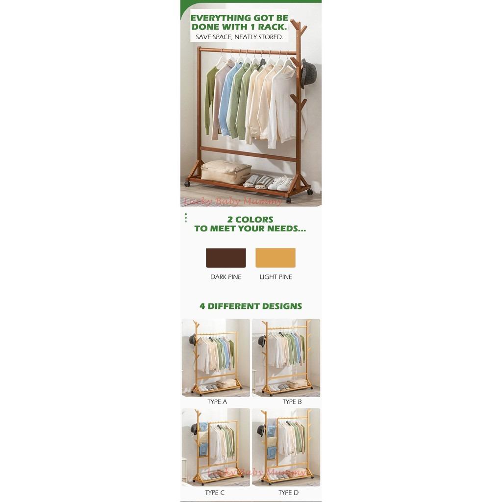 Bamboo Tree Shape Clothes Stand |Clothes Stand| Clothes Hanger| Drawer ...