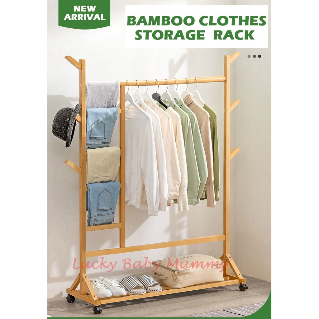 Bamboo Tree Shape Clothes Stand |Clothes Stand| Clothes Hanger| Drawer ...