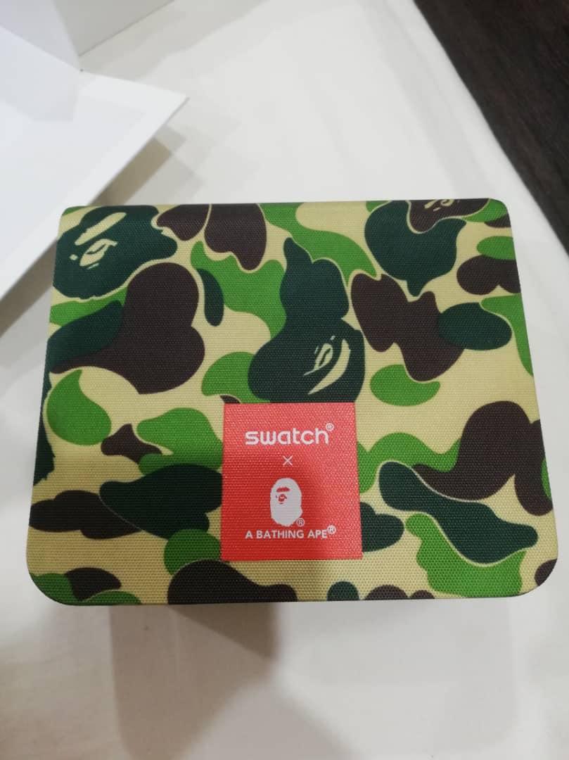 Bape Swatch, Men's Fashion, Watches & Accessories, Watches on Carousell