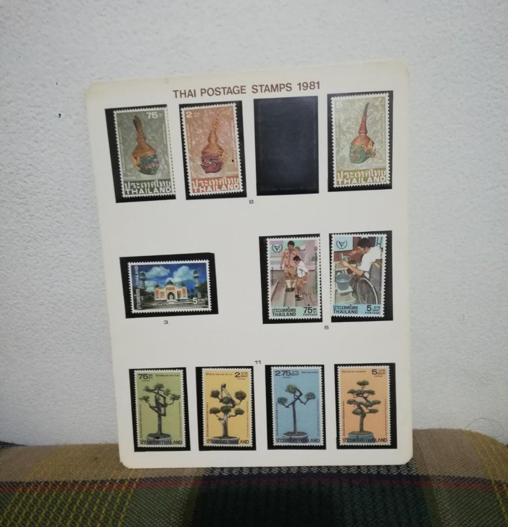Booklet Thai Postage Stamps perangko 1981, Antik, Filateli di Carousell
